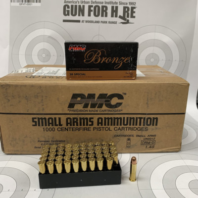 38 Special PMC 1,000 rounds - Gun For Hire Academy
