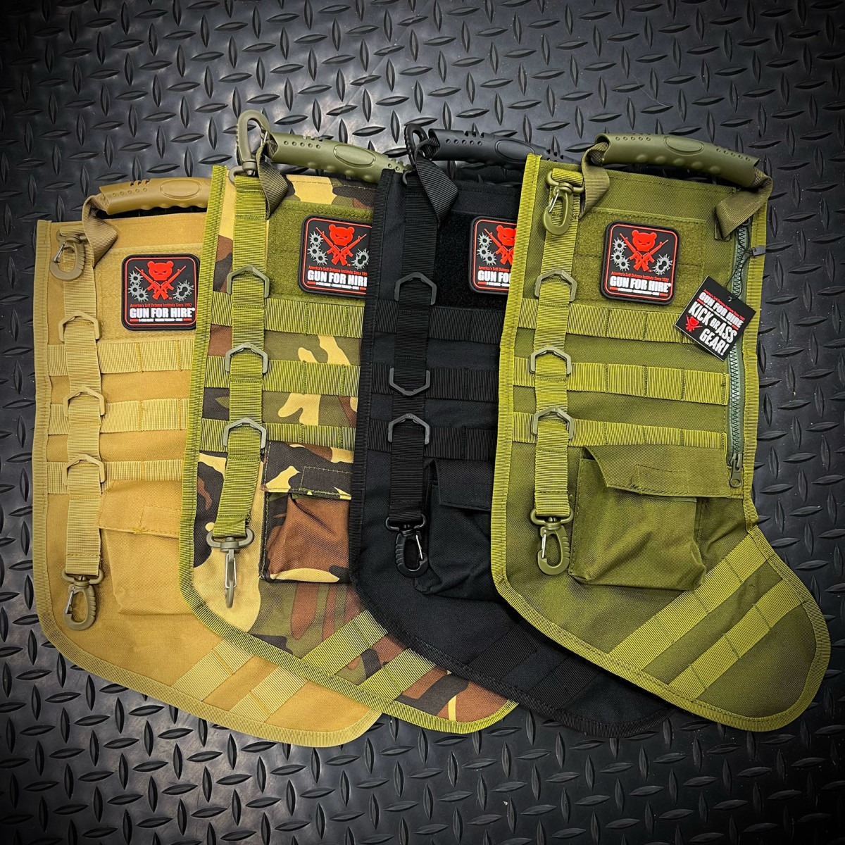Tactical Stocking With Gun For Hire Morale Patch Gun For Hire Academy Tactical Stocking With Gun For Hire Morale Patch Gun For Hire Academy