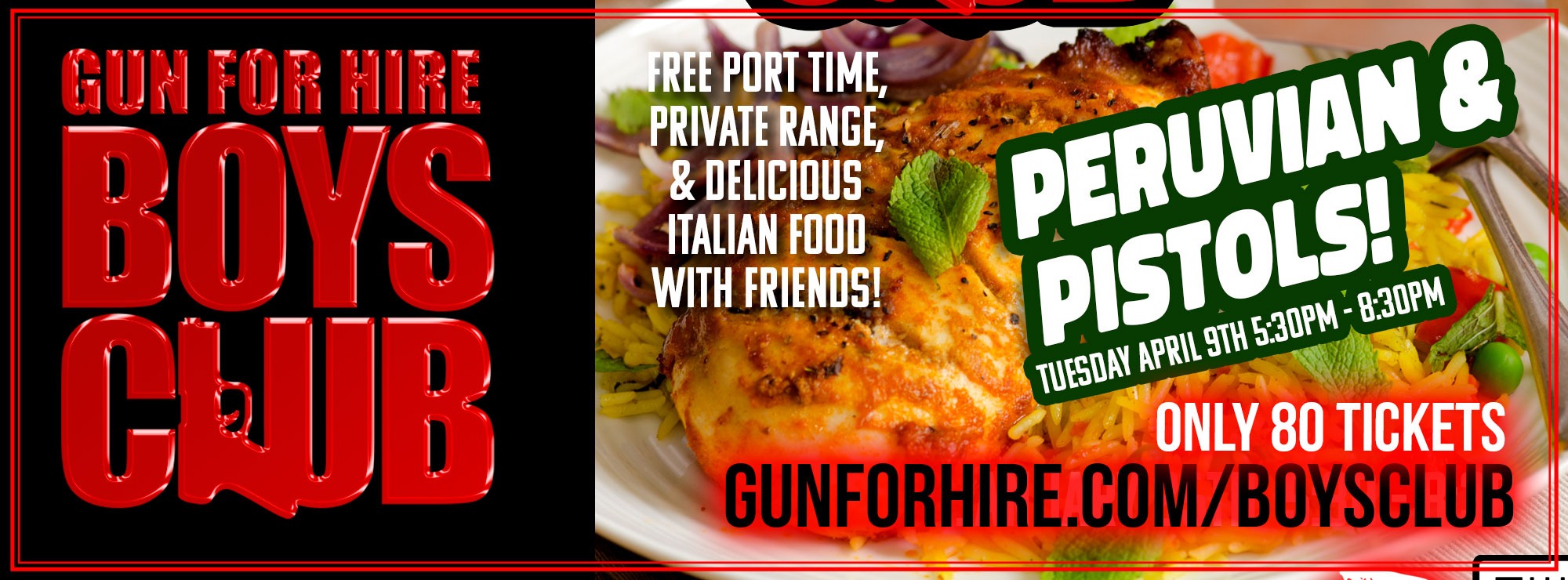 Guys-Night-Out-at-the-Gun-Range-with-Dinner - Gun For Hire Academy