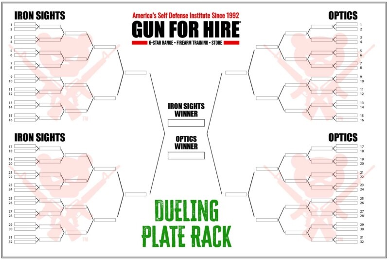 Dueling Rack Pistol Match - Gun For Hire Academy