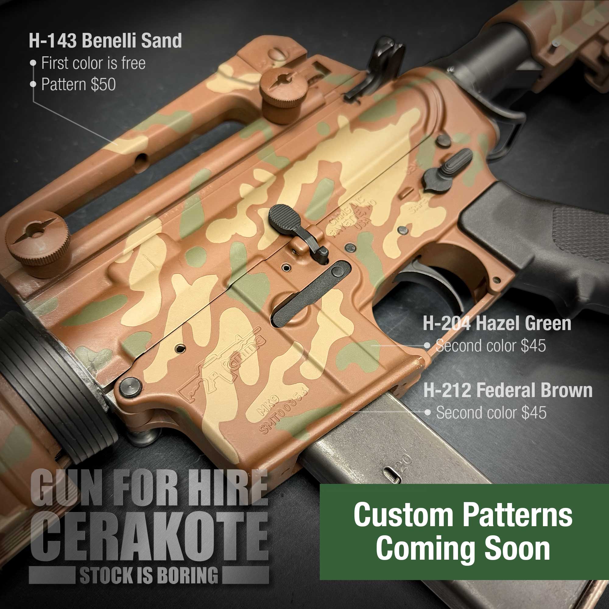 Cerakote NJ | Custom Firearm Finishes | Gun For Hire