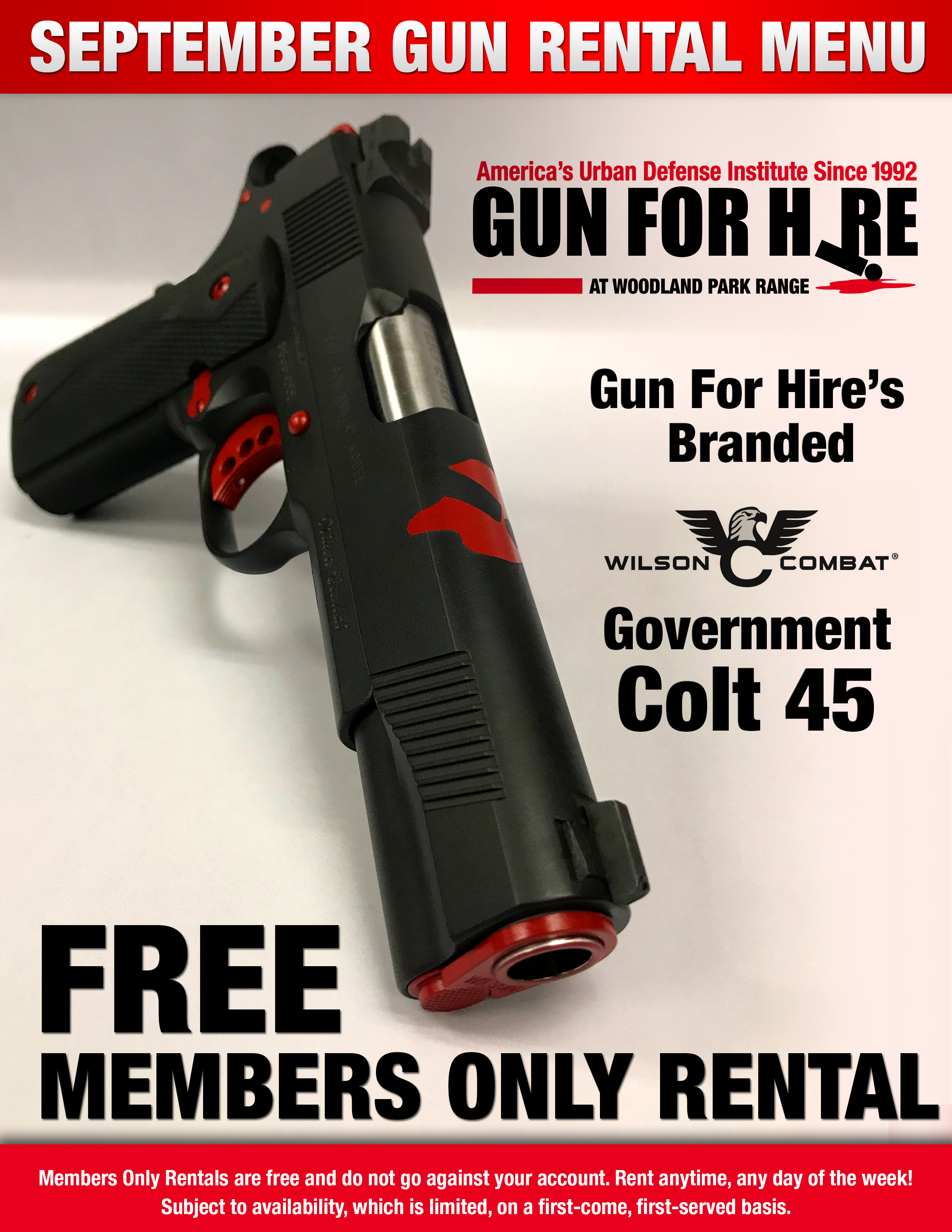 Monthly Rental Menu - Gun For Hire | NJ's 6 Star Indoor Gun Range!