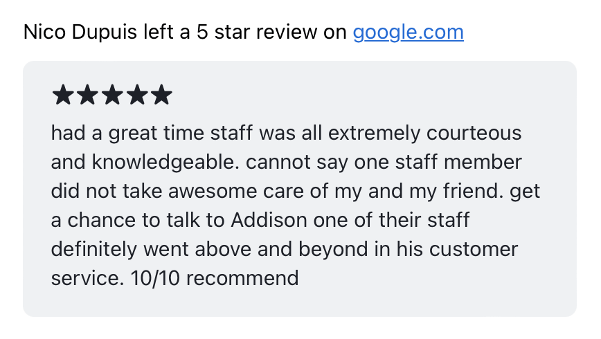 Addison Went Above and Beyond - Best Gun Range NYC and NJ Area | Gun ...